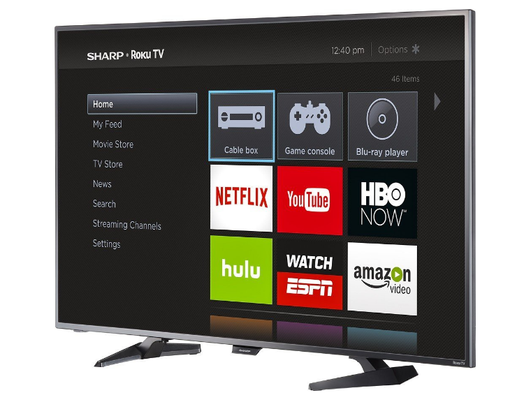 Sharp 50" 50" Class (49.5" diag.) LED 1080p Smart HDTV Roku TV