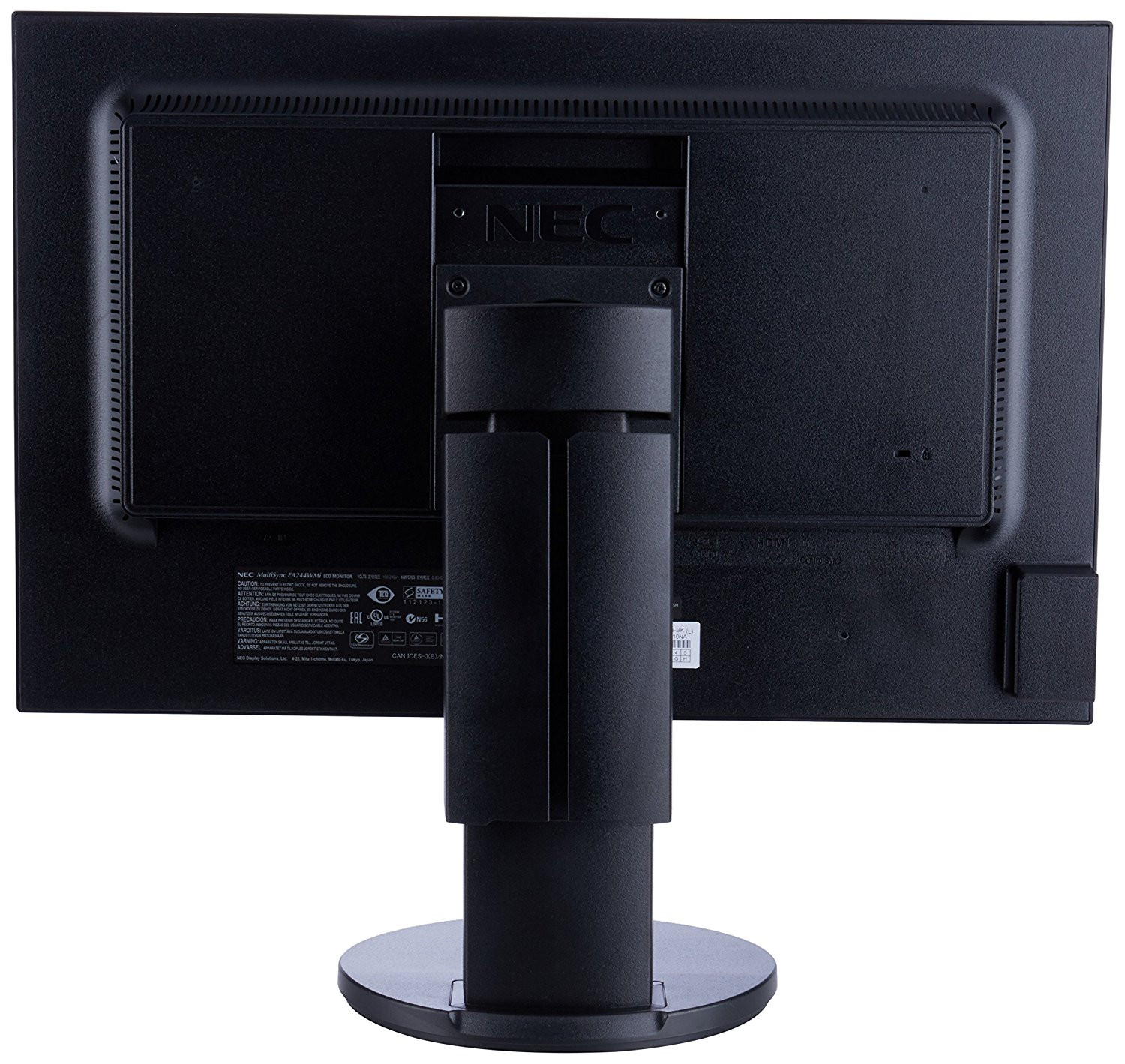 NEC EA244WMI-BK 24” Widescreen LED-Backlit Desktop Monitor w/ IPS Panel